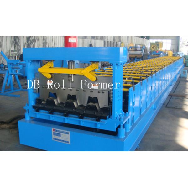 Quality Metal Deck Roll Forming Machinery with High Speed Running with Hydraulic System for sale