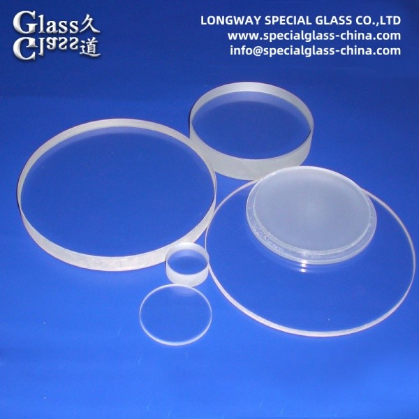 Quality Tempered Borosilicate Float Glass Light Lenses Flat Round Glass Lens for sale