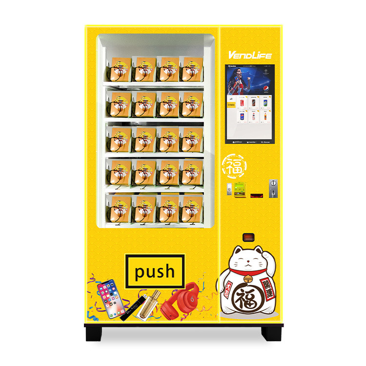 Quality Touch Screen Vending Machine Multifloor Alipay WeChat Payment for sale