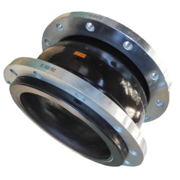 Quality Epdm Nbr Single Sphere Flange Rubber Expansion Joint For Pipe / Rubber Flexible for sale