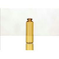 Quality Custom 20ml, 30ml Tawny Comestic Ampere Amber Glass Bottles With DIN 18mm Amber Drop for sale