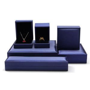 Quality Luxury Wedding Jewelry Ring Storage Gift Box Brushed Leather for sale