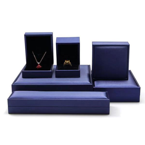 Quality Luxury Wedding Jewelry Ring Storage Gift Box Brushed Leather for sale