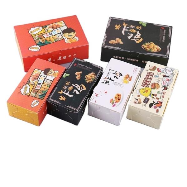 Quality Instant Fried Chicken Length 21mm Custom Food Packaging Boxes for sale