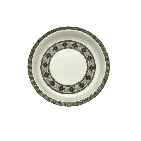 Quality Camping Rice Melamine Dinner Plates Lighter Tasteless Eco Friendly for sale