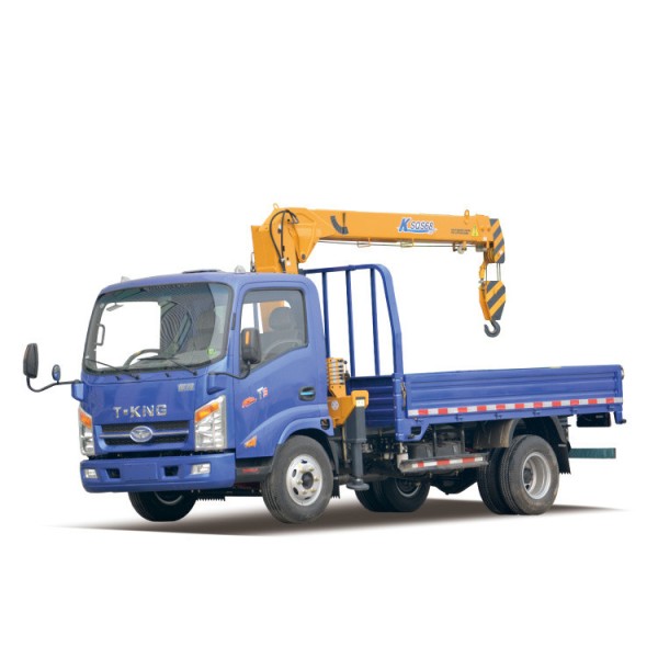 Quality 4ton Mini Hydraulic Straight Boom Crane With 6.8 T.M Rated Lifting Moment for sale