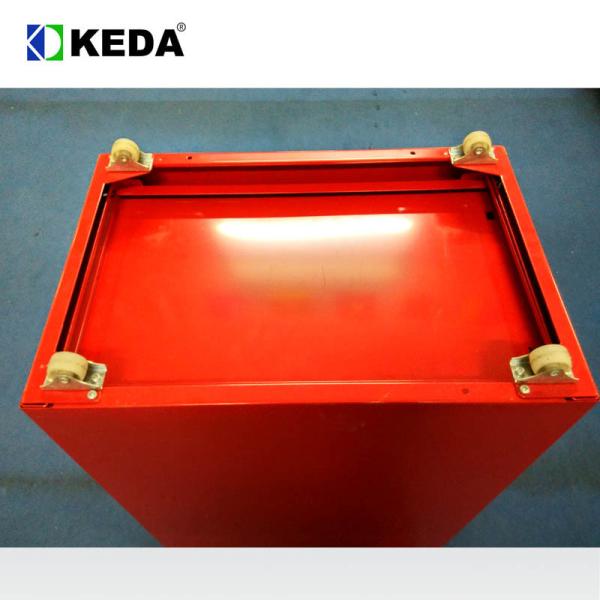 Quality Red 1mm 35Kgs Loading Capacity Office Filing Cabinet for sale
