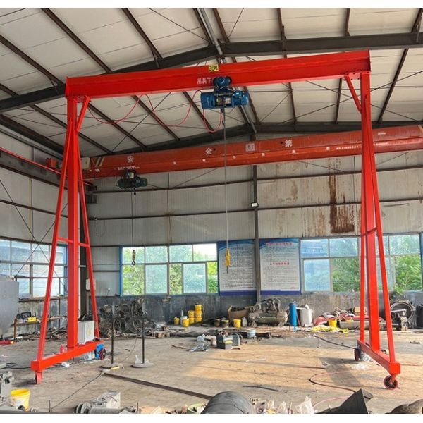 Quality Electric Mobile Portable Adjustable Mini Gantry Crane without Rail Mounted for sale