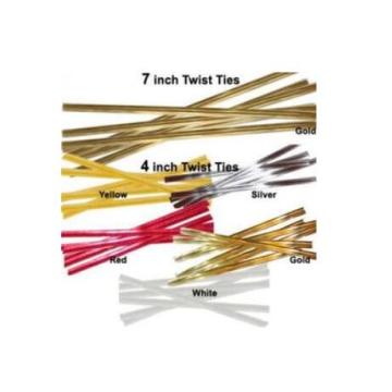 Quality Bread Candy Tie Thread Bound Rope Red Metalized PET Film for sale