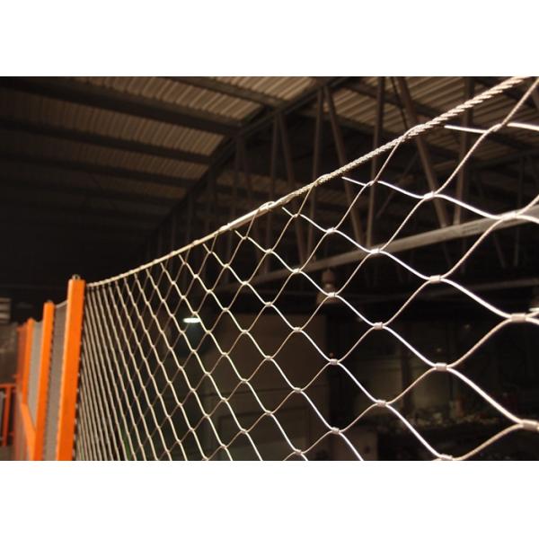 Quality Rhombus Balustrade Infill Flexible Cable Mesh for sale