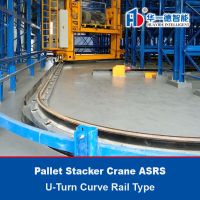Quality U-Turn Stacker Crane Curve Rail Type S/R Machine ASRS Automatic Storage And for sale