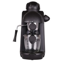 Quality Black 220V Espresso Machine , 240ml Small Espresso Machine With Steamer for sale