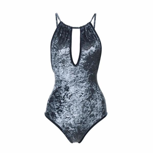 Quality Custom Clothing Deep V Open Back Bodysuit Top For Women Sexy for sale