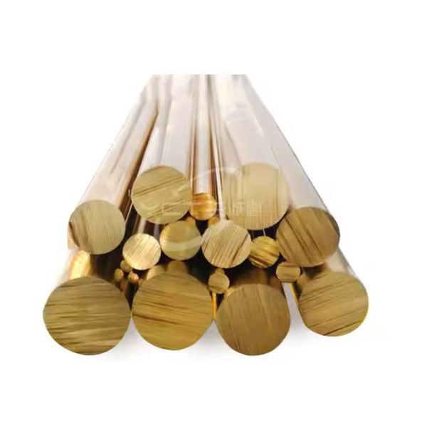 Quality C19200 Bronze Metal Pure Brass Rod Brass Round Bar 99.96% 8.96 g/cm³ Density for sale