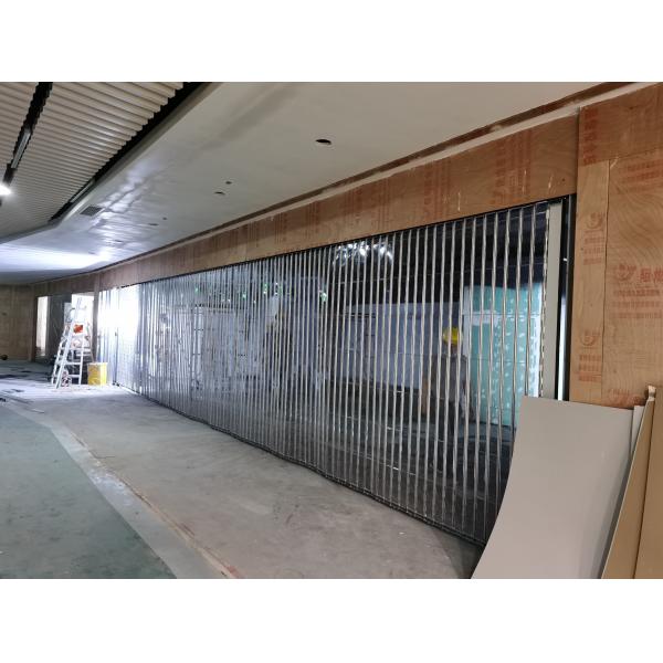 Quality PC Electrically Operated Lateral Sliding Shutter Door PVC Store Security Sliding for sale