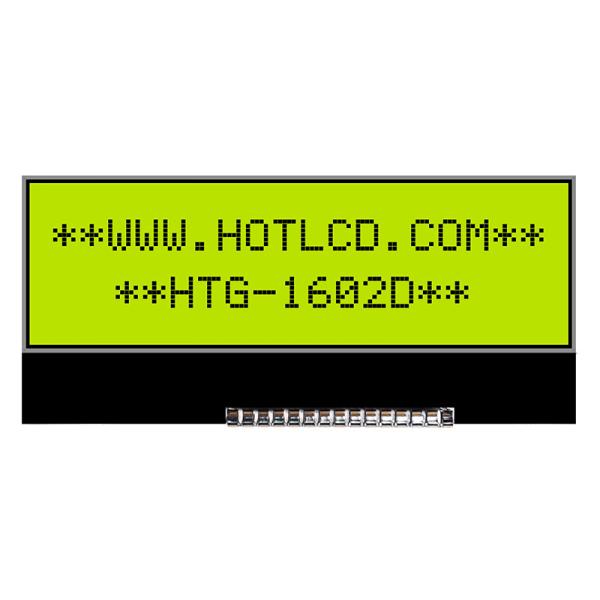 Quality 2X16 Character COG LCD | FSTN+ Gray Display With No Backlight | ST7032I/HTG1602D for sale