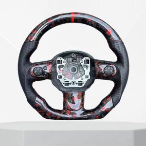 Quality True Carbon Fiber Forged Racing Steering Wheel for BMW Mini Cooper R55/56/60 F55 for sale
