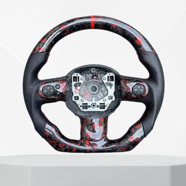 Quality True Carbon Fiber Forged Racing Steering Wheel for BMW Mini Cooper R55/56/60 F55/56 for sale
