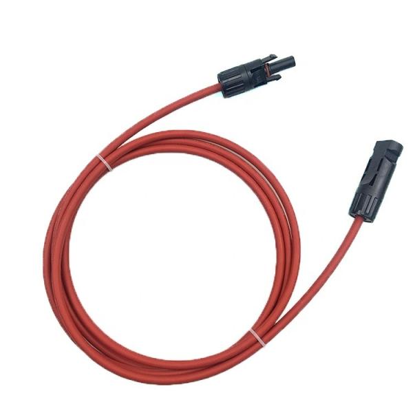 Quality Solar PV Connector Extension Cable 2.5mm 4mm 6mm 10mm TUV Approved for sale