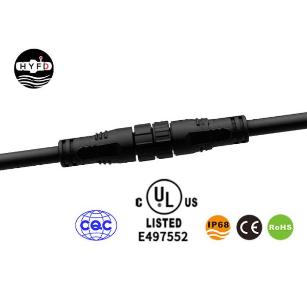 Quality UL Certificate M16 IP68 9.0MM 2 Pin Circular Power Connector for sale