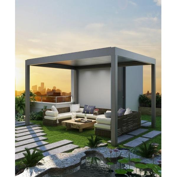 Quality Luxury Freestanding Patio Aluminum Waterproof Outdoor Garden Pergola Chinese for sale