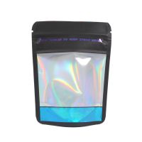 Quality Custom Holographic Foil Packaging Pouch With Clear Window for sale