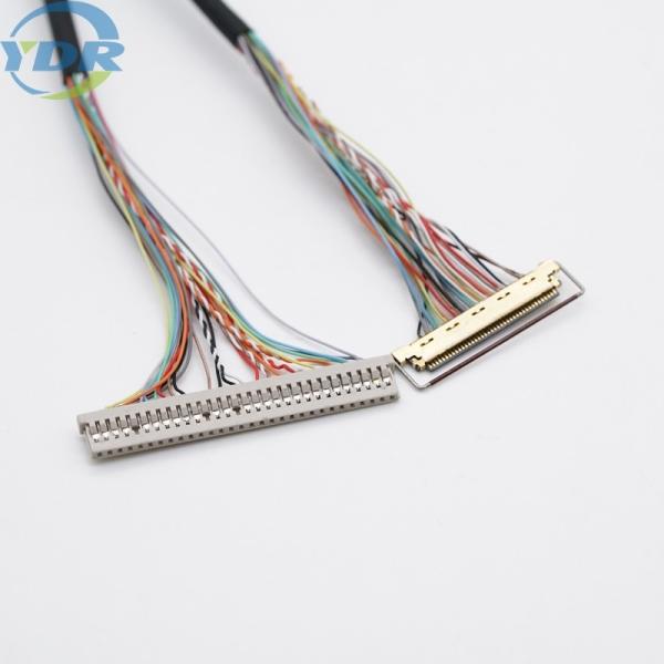 Quality Computer UL10064 32AWG Lvds Screen Cable DF14 to 111B40 Terminal for sale