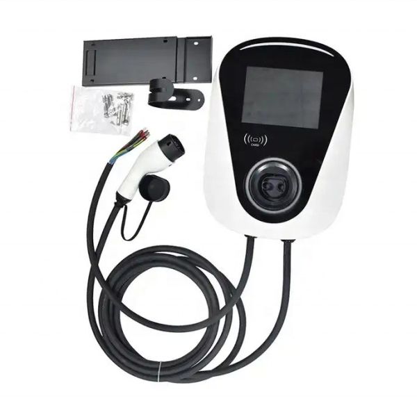 Quality RDCC Factory Manufacturer Type 2 32a 3 Phase 7kw 22kw Ev Charging Station Wallbox Ev Charger For Ev Cars for sale