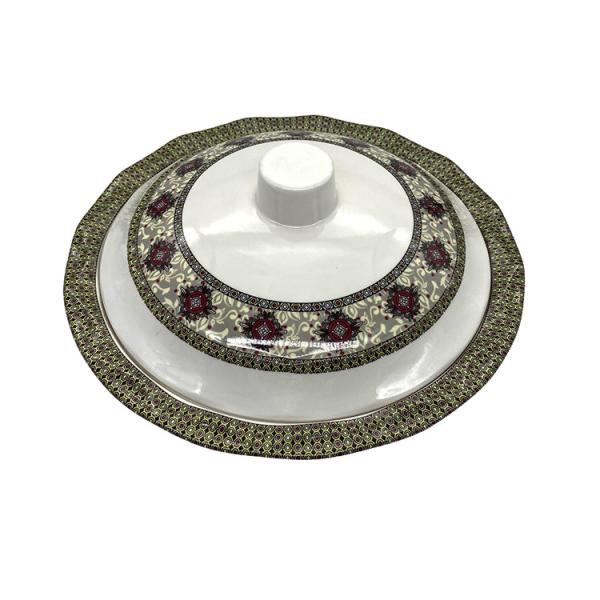 Quality ODM Restaurant Melamine Bowl Lid 11 Inch Imitation Porcelain for sale