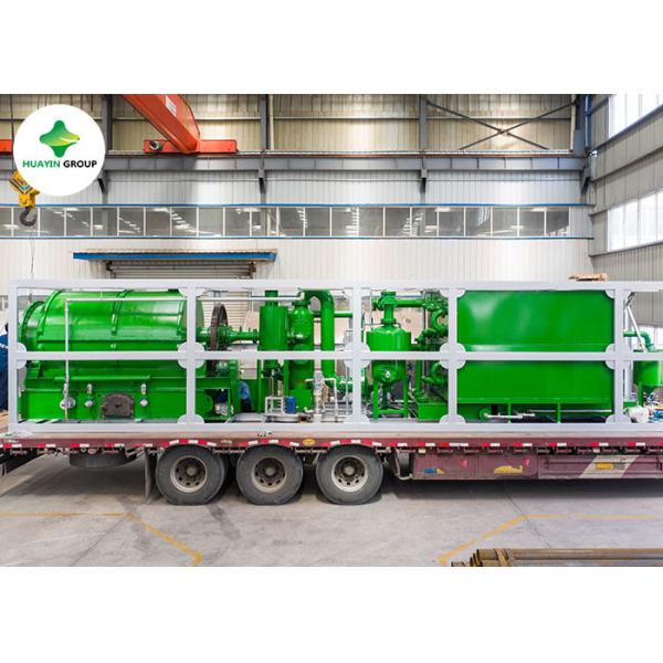 Quality 500kg Portable Pyrolysis Machine Container Batch Type for sale