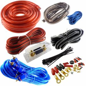 Quality 100% Real Gauge OFC Copper RCA Cables for Low Voltage Car Audio for sale