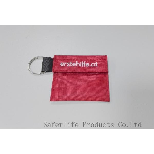 Quality Competitive promotion products key chain emergency disposable CPR face shields for sale