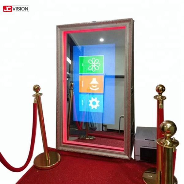 Quality Newest 55 Inch 65 Inch Magic Photo Booth Interactive Selfie Mirror for sale