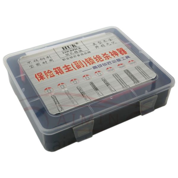 Quality Stainless Steel Locksmith Pick Tools for Strongbox Safe Unlocking Set for sale