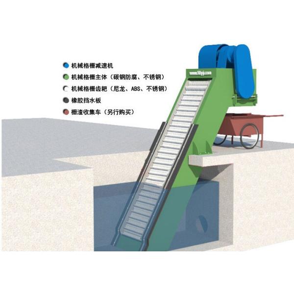 Quality Rotary Mechanical Grille Waste Water Pretreatment PLC Control for sale