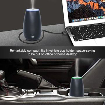 Quality 60ml USB Intelligent Car Air Freshener Diffuser With Ultrasonic Aroma Diffuser for sale