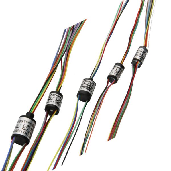 Quality 6 Circuits Slip Ring LPMS-06B 300RPM 240VAC for sale