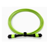 Quality High Density 12 Cores Multimode OM5 100G Fiber Optic MPO To MPO Cable Type B For for sale