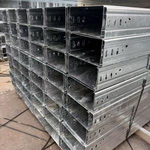 Quality Multi Style Aluminum Ladder Cable Tray OEM Metal Electrical Trunking for sale