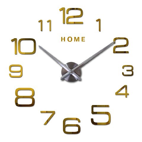 Quality Arabic Digital 3D Quartz DIY Custom Wall Clock Large Vintage Style Wall Clocks for sale