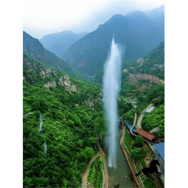 Quality 100 meters high pressure nozzle fountain outdoor dancing fountains for sale