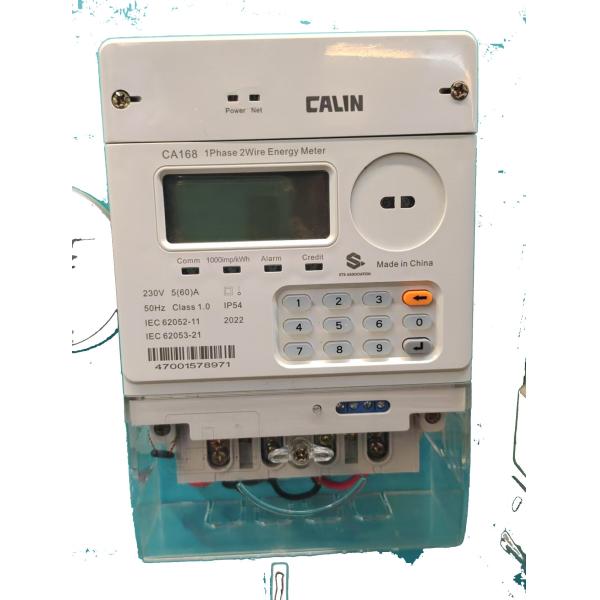 Quality Calinmeter Prepaid Smart Micro Grid System Multi Tariff Kwh Meter Single Phase LORA WAN for sale