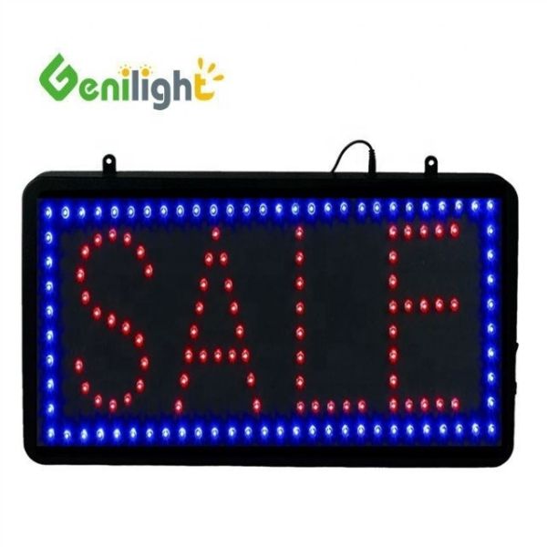 Quality SDK Function Genilight Super Brightness Custom LED SALE Open Display LED Sign for Shop for sale