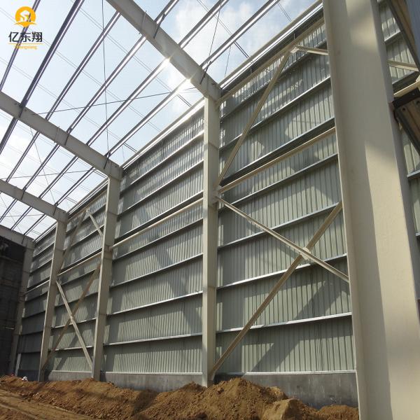 Quality Hot Rolled Steel Frame Building with Sliding or Rolling Door for sale