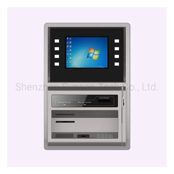 Quality OEM 670*550*1600mm Wall Mounted Machine, Paypass With reciept Printer. for sale