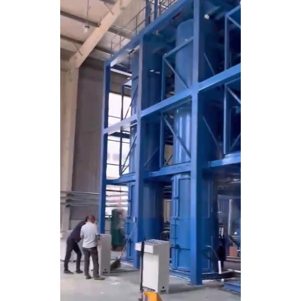 Quality Renewable Foam Rebonded Equipment Tripple Shoot Cylinder Mold Tank Full Auto Siemnes Bonding And Steam Press Molding for sale