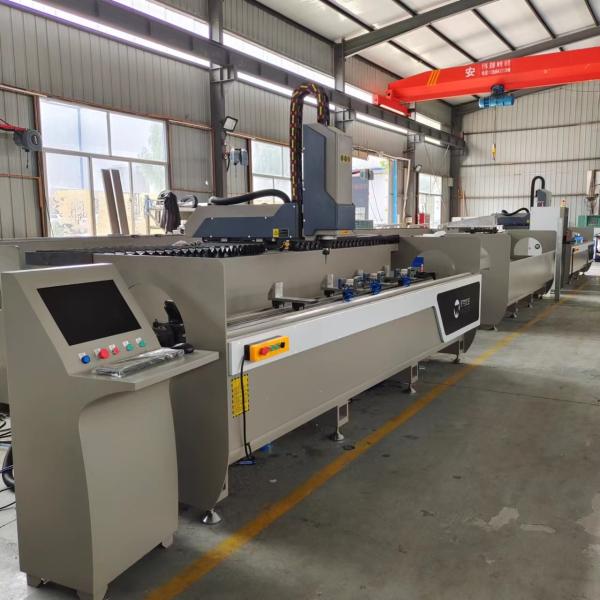 Quality 3 Axis Aluminium UPVC Window door Machine 3200mm Aluminium CNC Drilling And Milling Machine for sale