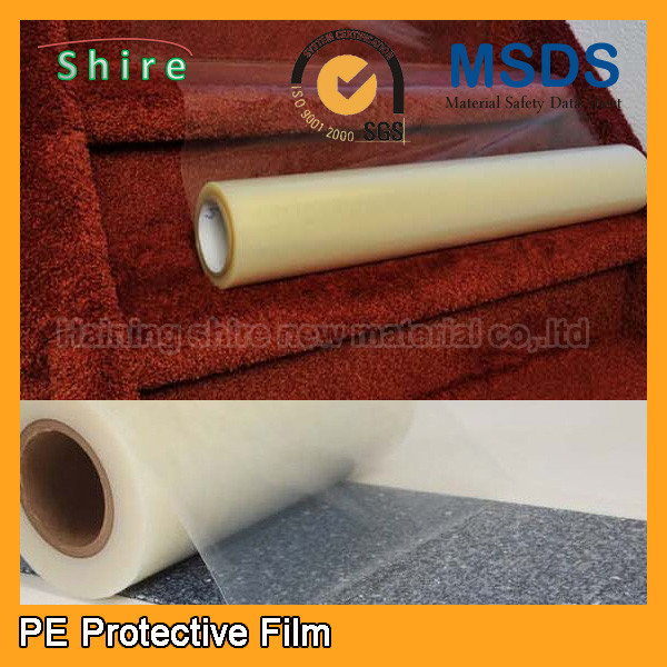 Quality High Adhesive PE Protective Film For Cars And Residential Carpet Surface for sale