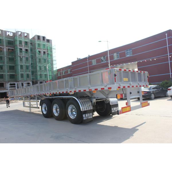 Quality Leaf Spring Suspension 40ft Side Wall Cargo Semi Trailers for Bulk Cargo for sale