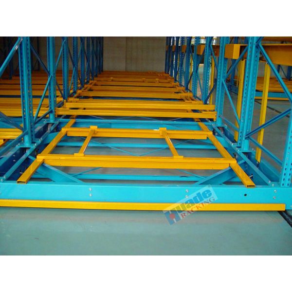 Quality Freezers Rail Free Mobile Storage Racks 32000Kg Per Module Without Concrete Floor Construction for sale